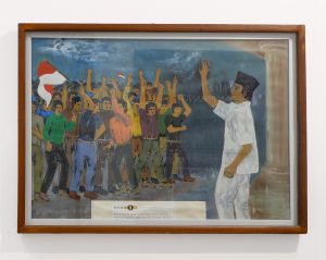 Lukisan Demonstrasi Mahasiswa – MUSEUM – UGM